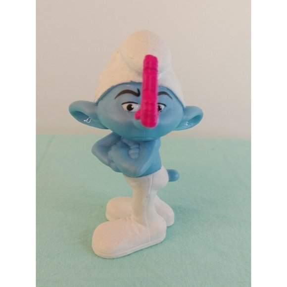 McDonald's | Toys | Payo 21 Grouchy Smurf Mc Donalds Figure Toy 3 ...